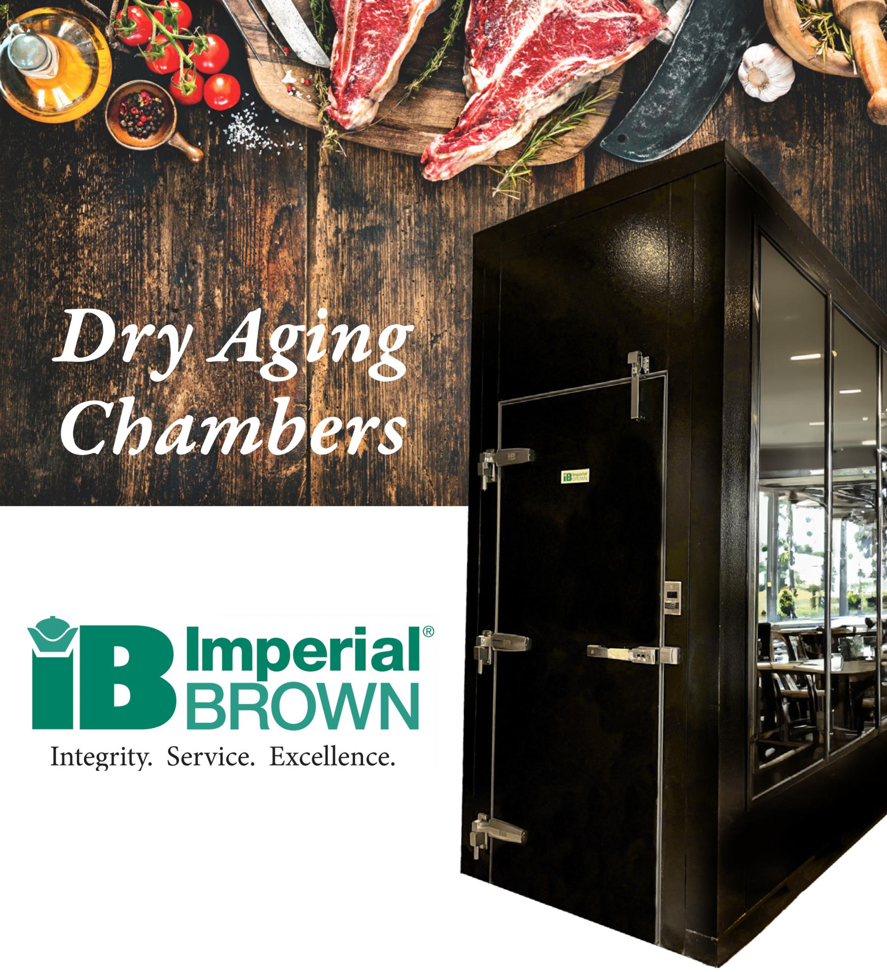 SEFA | Dry Aging Chambers from Imperial Brown and DRYAGER™ USA | KitchenBiz